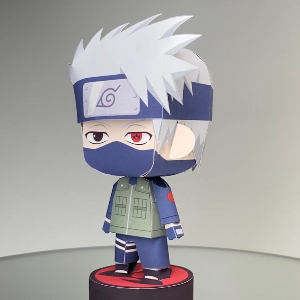 Kakashi Hatake – Printable Paper 3D Figure - Cute Paper