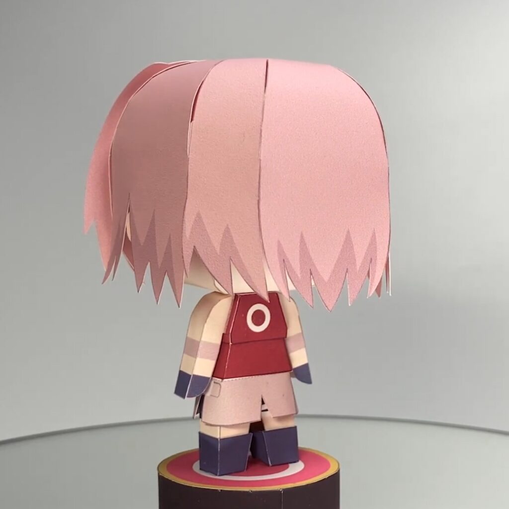 Sakura Haruno – Printable Paper 3D Figure - Cute Paper