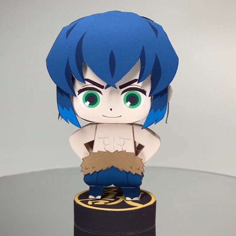 Inosuke Hashibira – Printable Paper 3D Figure - Cute Paper