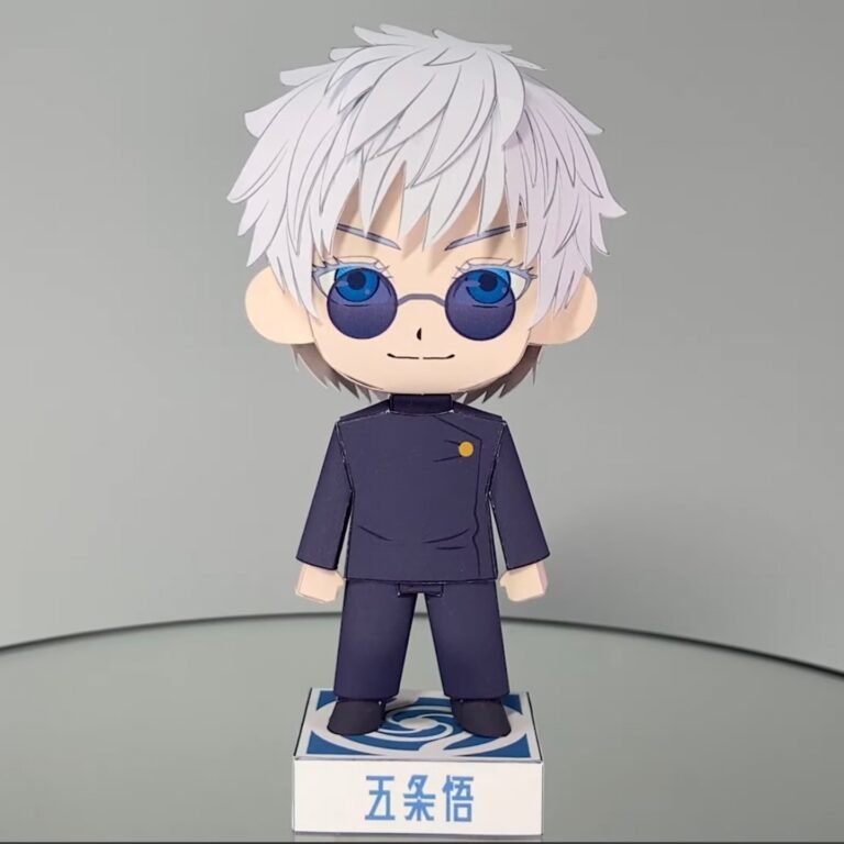 Satoru Gojo – Printable Paper 3D Figure - Cute Paper