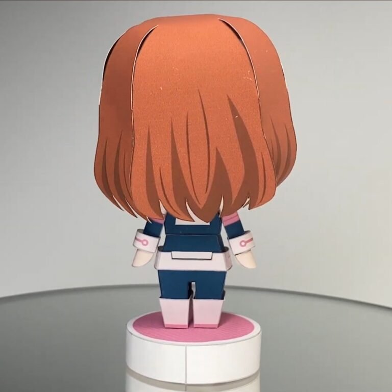Ochako Uraraka – Printable Paper 3D Figure - Cute Paper
