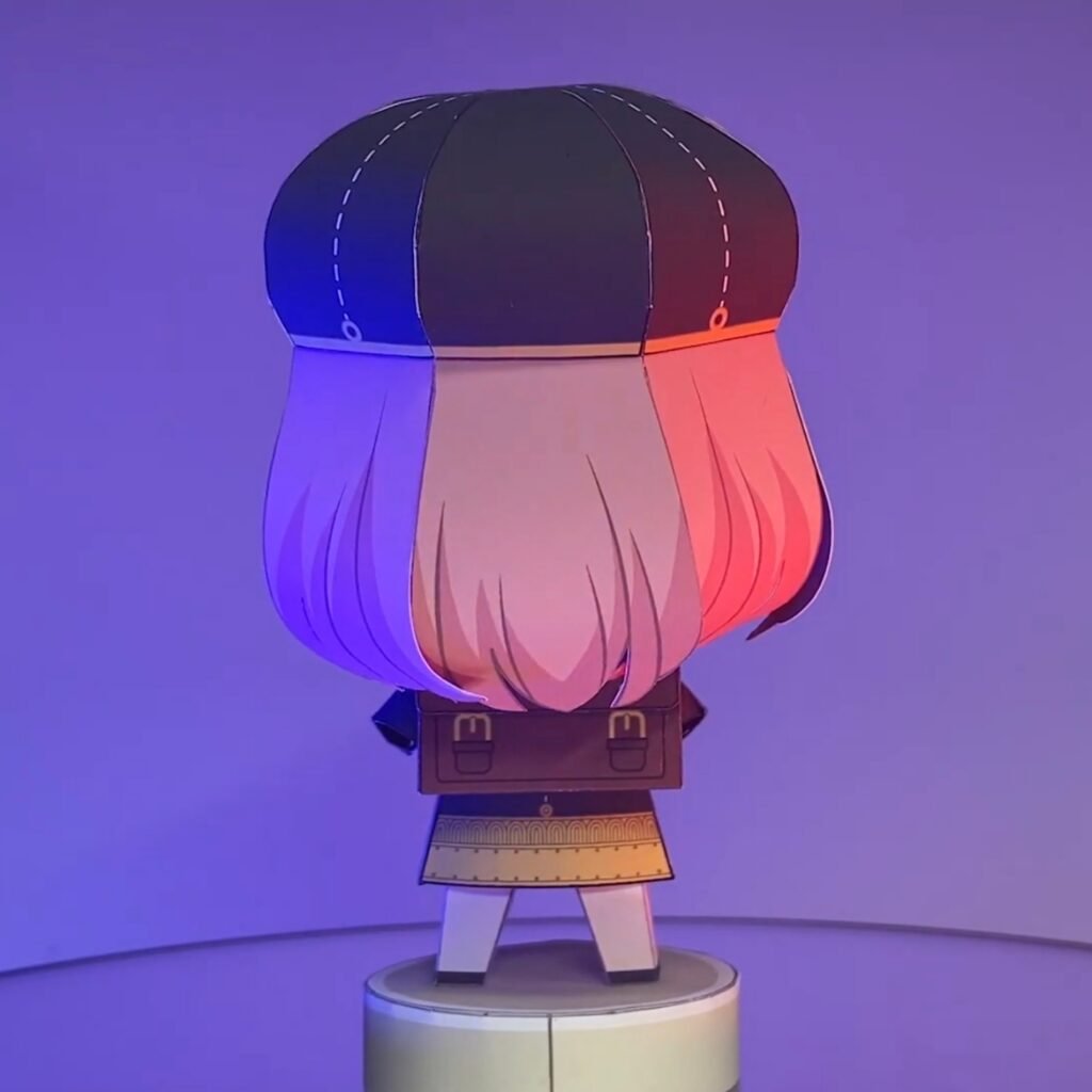 Anya Freaky – Printable Paper 3D Figure - Cute Paper
