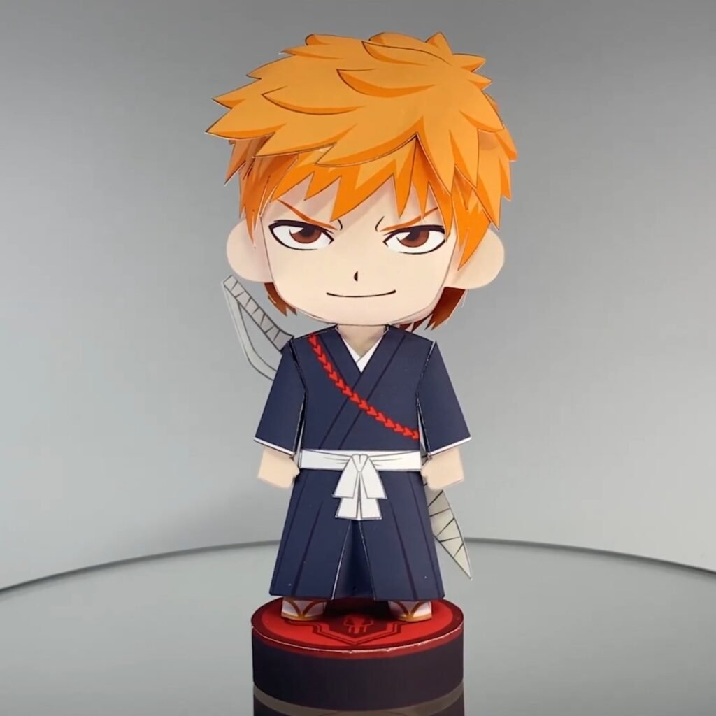 ICHIGO KUROSAKI – Paper 3D Figure - Cute Paper