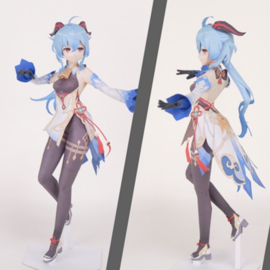 Ganyu – Printable Paper 3D Figure - Cute Paper