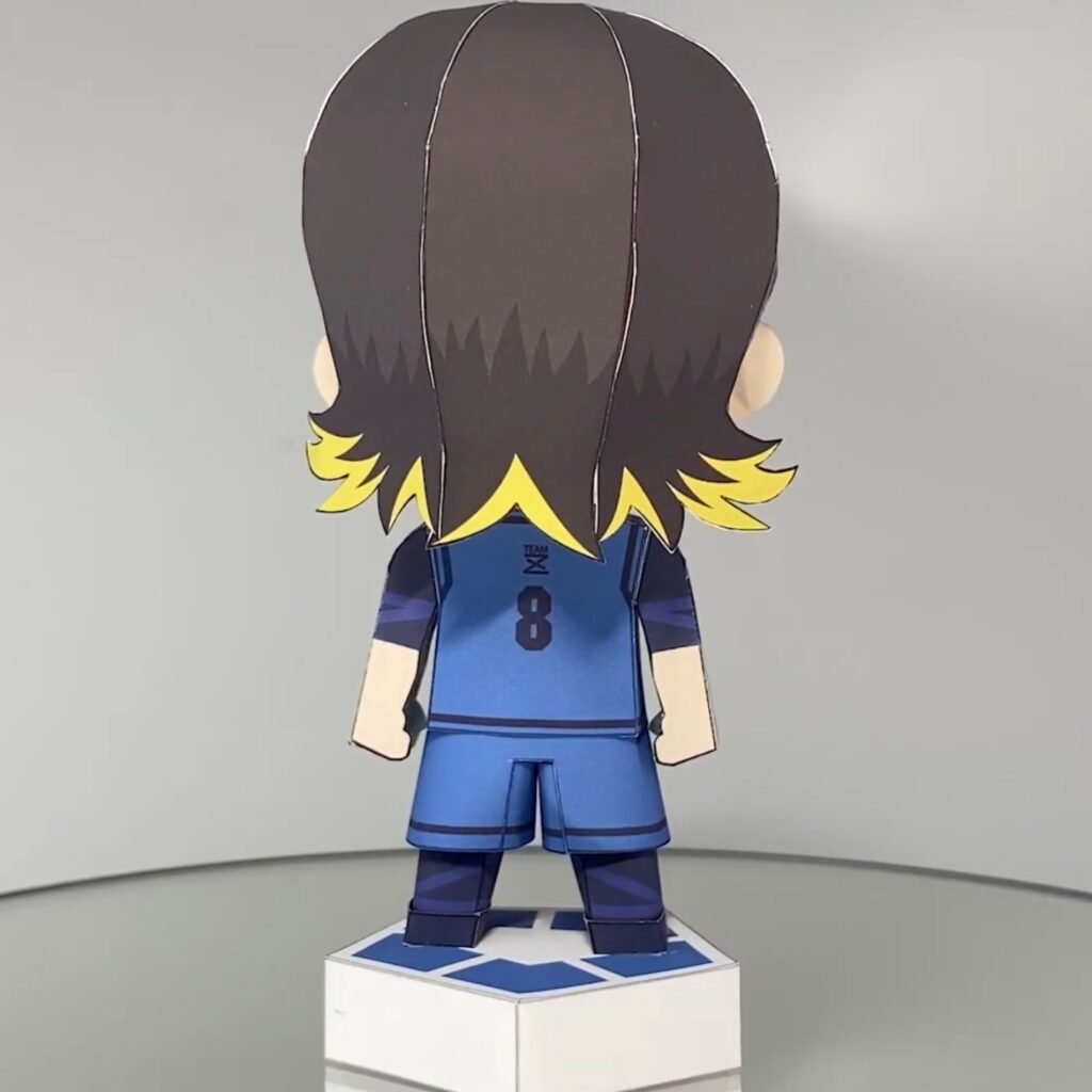 Meguru Bachira – Printable Paper 3D Figure - Cute Paper