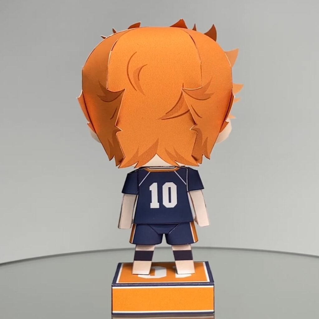 Shoyo Hinata – Printable Paper 3D Figure - Cute Paper