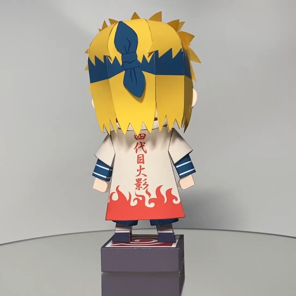MINATO NAMIKAZE – PRINTABLE PAPER 3D FIGURE - Cute Paper